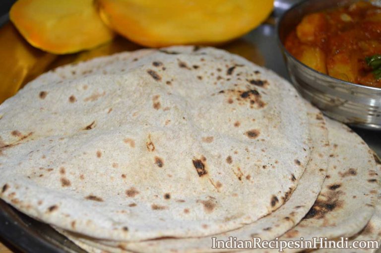Tawa Roti Recipe - तवा रोटी | Indian Recipes in Hindi